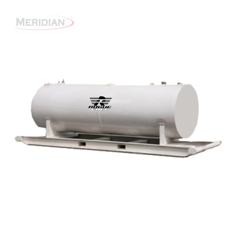 Meridian 4600L/ 1000G DW Fuel Tank & Skid, Fully Welded Saddle - 64014TS