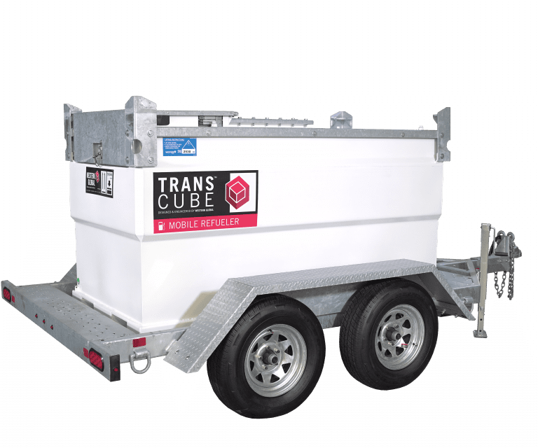 Western Global TRANSCUBE H30TCG-EB | Mobile Fuel Tank & Trailer Kit